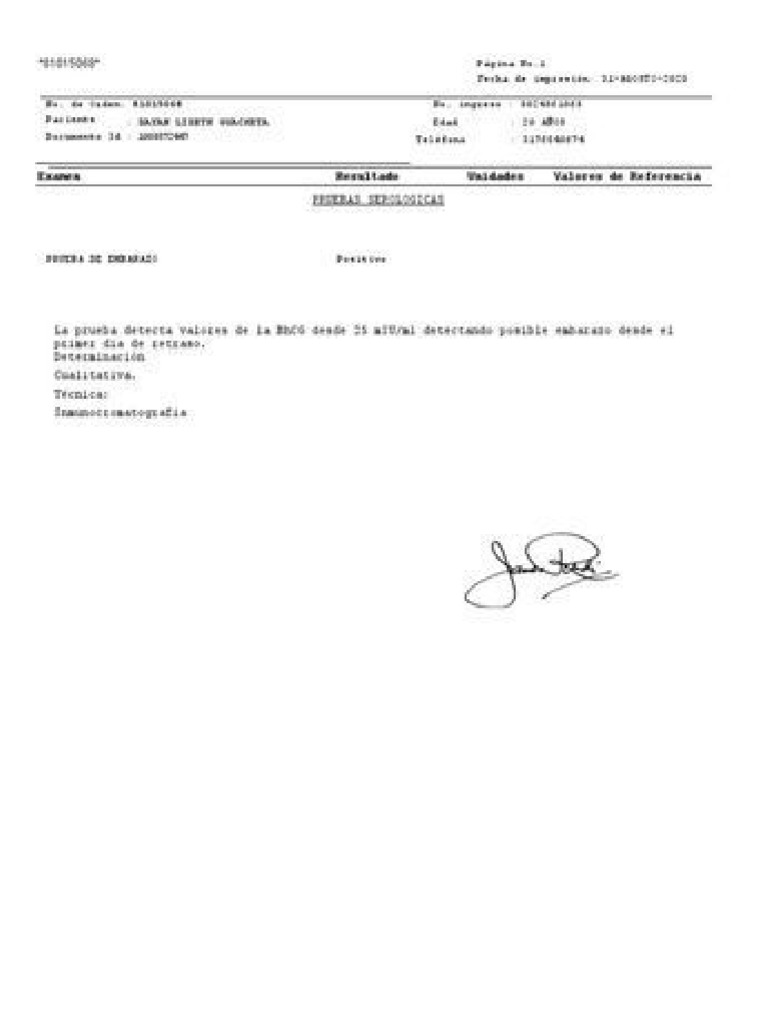 Prueba de Embarazo - PDF - Relaciones Personales, Crianza y Desarrollo Personal | PDF