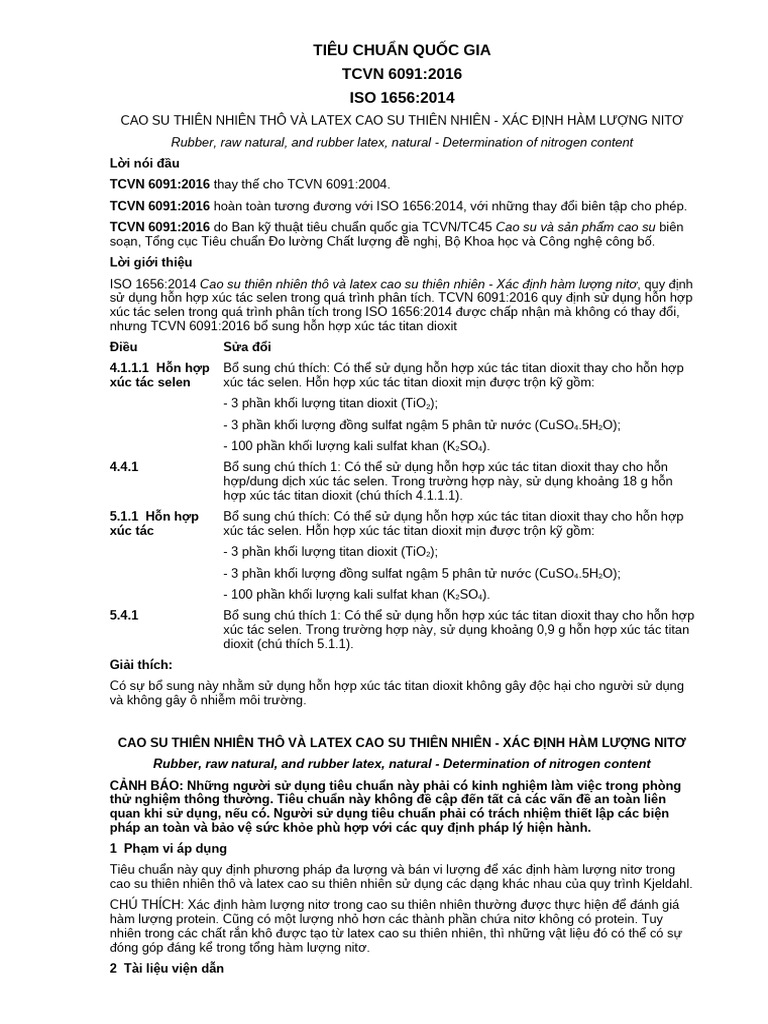 Tiêu Chuẩn Việt Nam-TCVN 6091_2016 | PDF