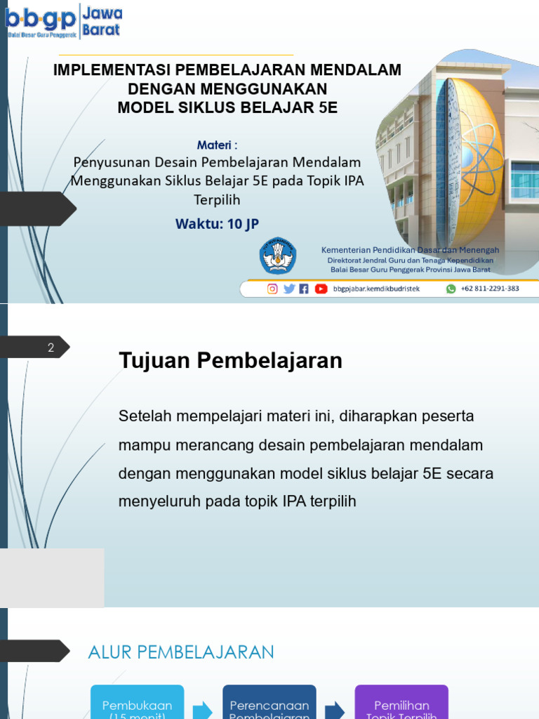 Desain Pembelajaran IPA dengan 5E | PDF