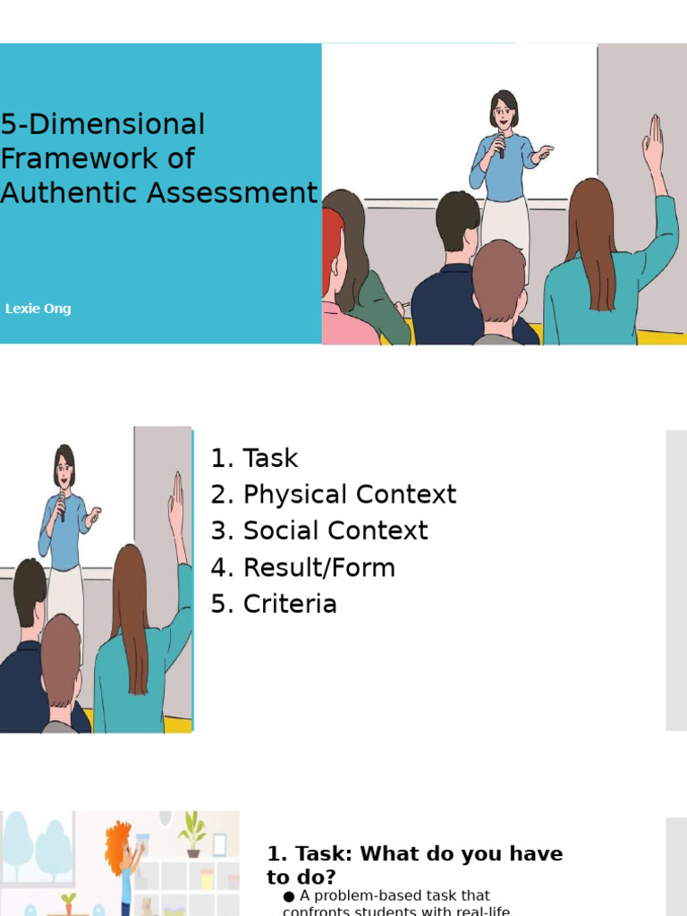 5D Framework for Authentic Assessment | PDF