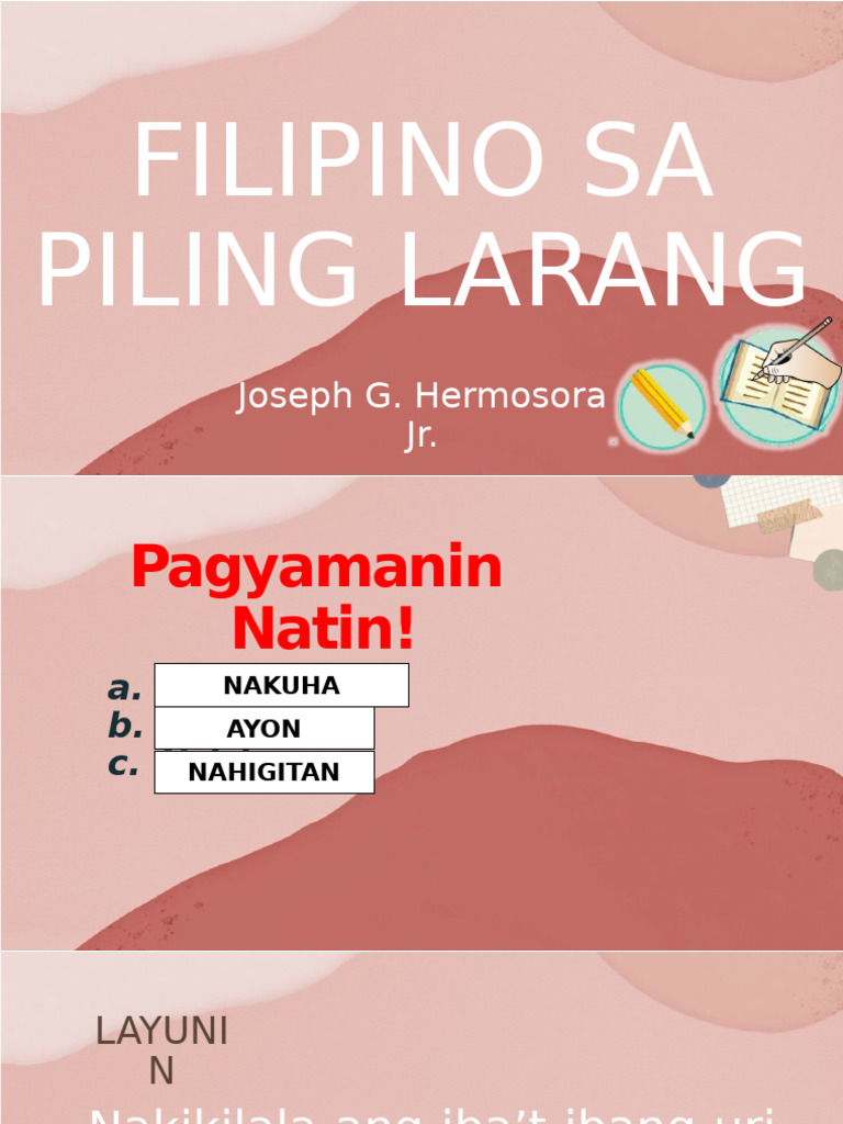 Mga Uri NG Pagsulat | PDF