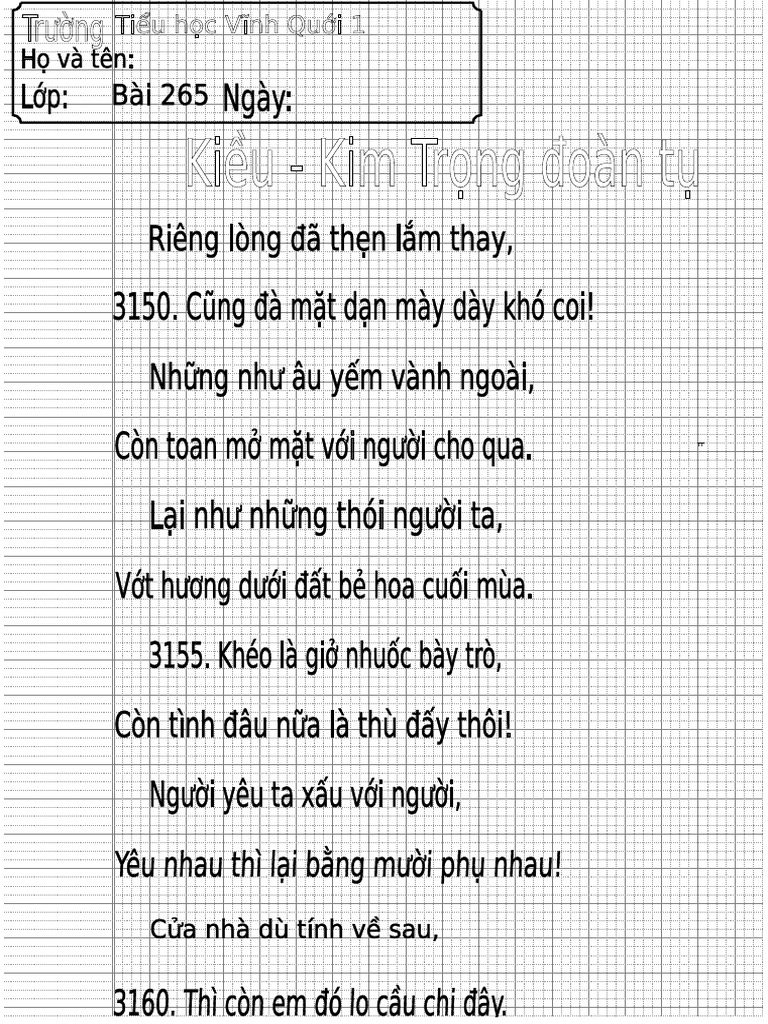 Bai Luyen Viet Chu Dep - 34a | PDF