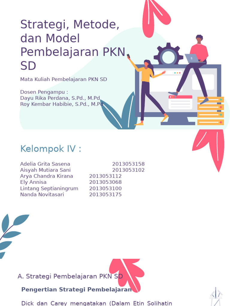 PPT PEMBELAJARAN PKN SD KELOMPOK 4 | PDF