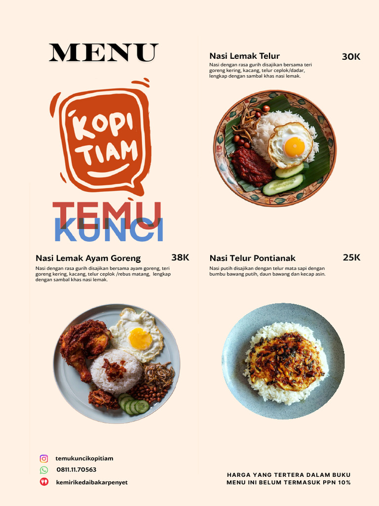 Food Menu | PDF
