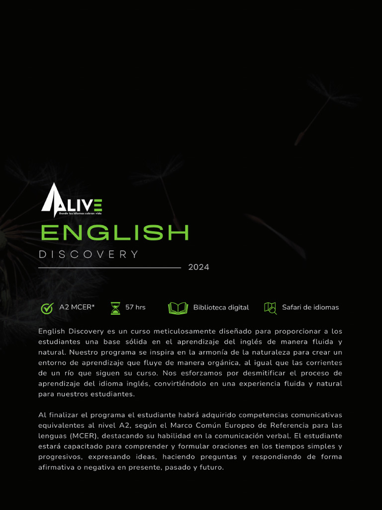 Alive. English Discovery | PDF