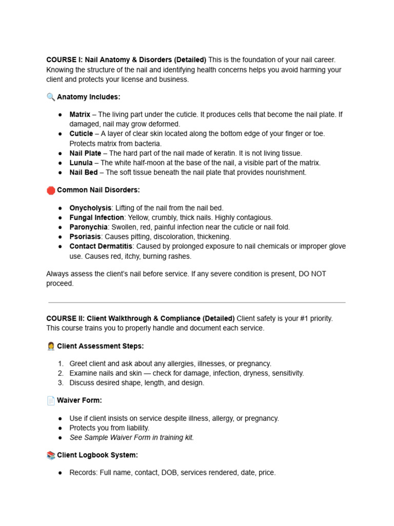 LO3 | PDF | Nail (Anatomy)