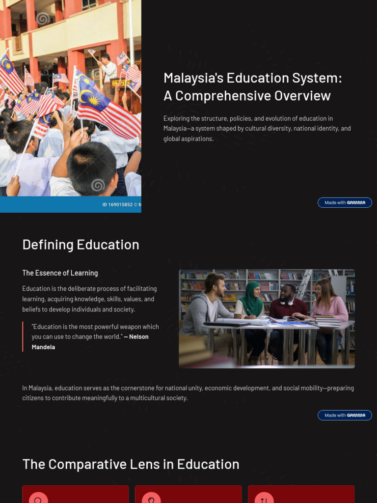 Malaysias Education System A Comprehensive Overview | PDF | Learning | Cognition