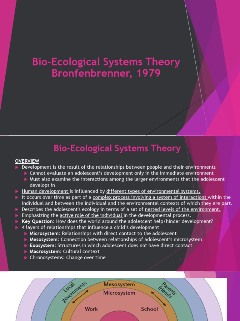 Lesson 3-Bio-Ecological Systems Theory | PDF | Adolescence | Human Development