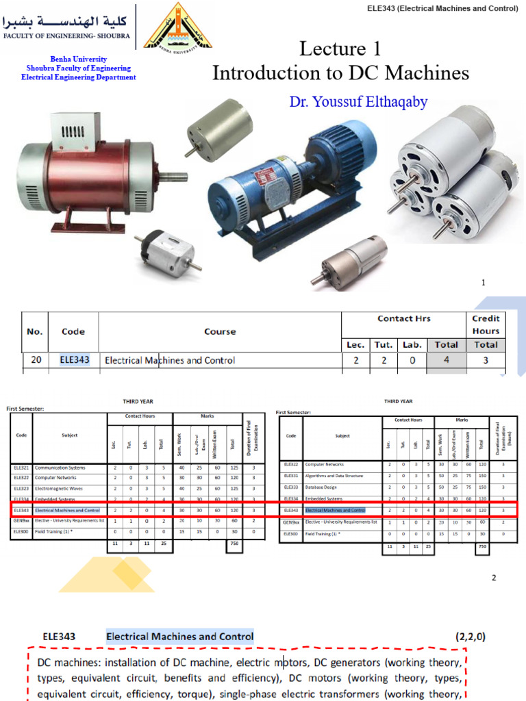 Introduction to DC Machines and Their Applications | PDF | Electric ...