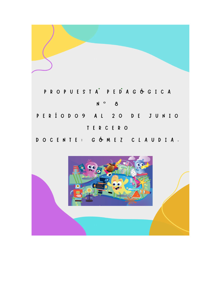 Propuesta Pedagogica N 8 | PDF | Science | Cognición