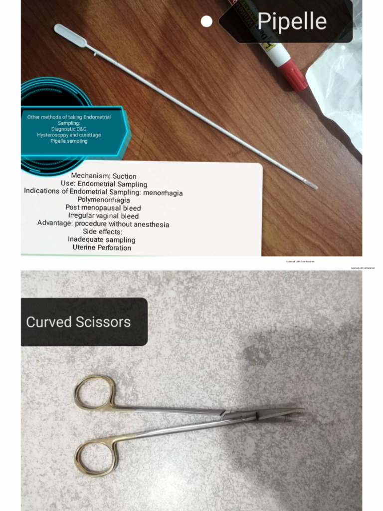 Devices Instruments and Investigations Gynae | PDF