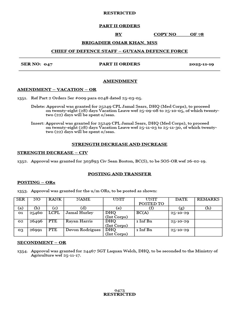 Part 2 Orders 047 Signed | PDF