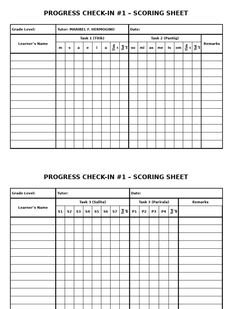 ARAL-KS-1-Check-In-Scoring-Sheet | PDF
