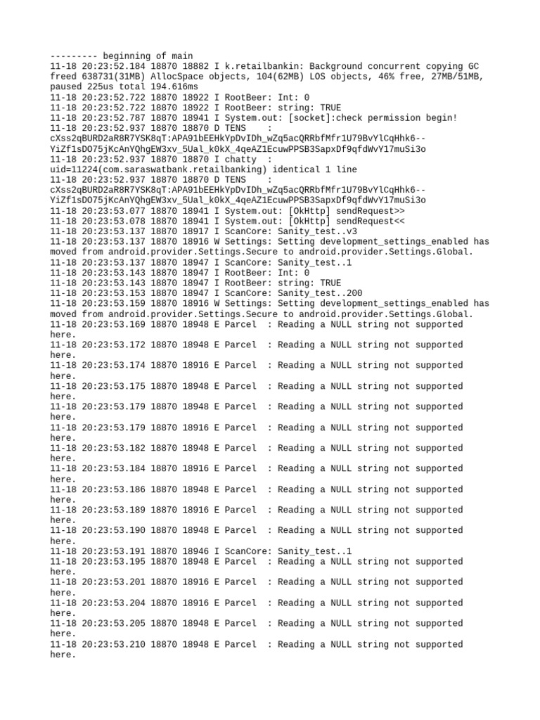 logcat | PDF | Software Engineering | Computer Programming