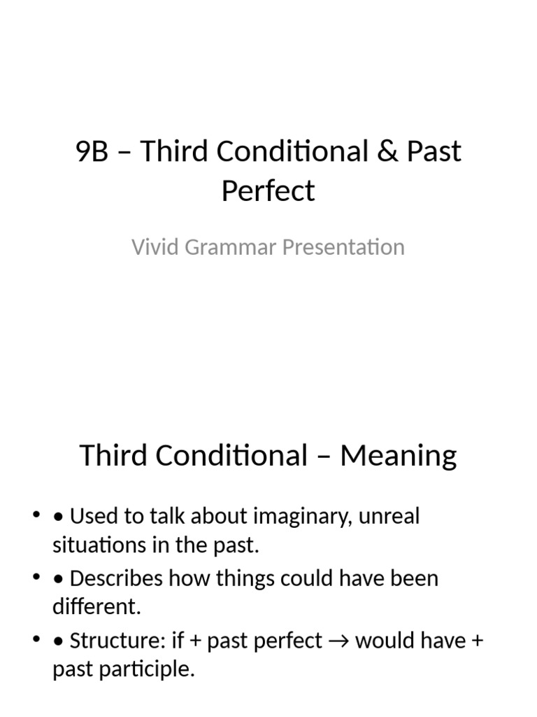 Grammar 9B Presentation | PDF