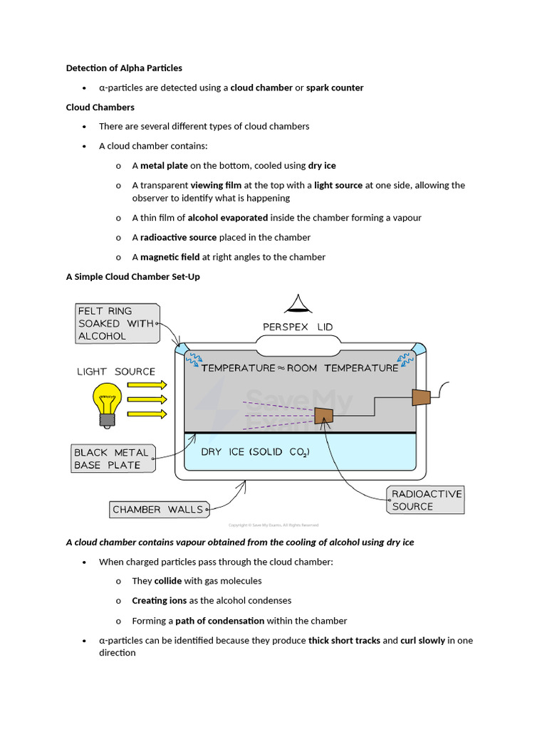 Alpha Particle Detection Methods Explained | PDF | Nuclear Physics ...