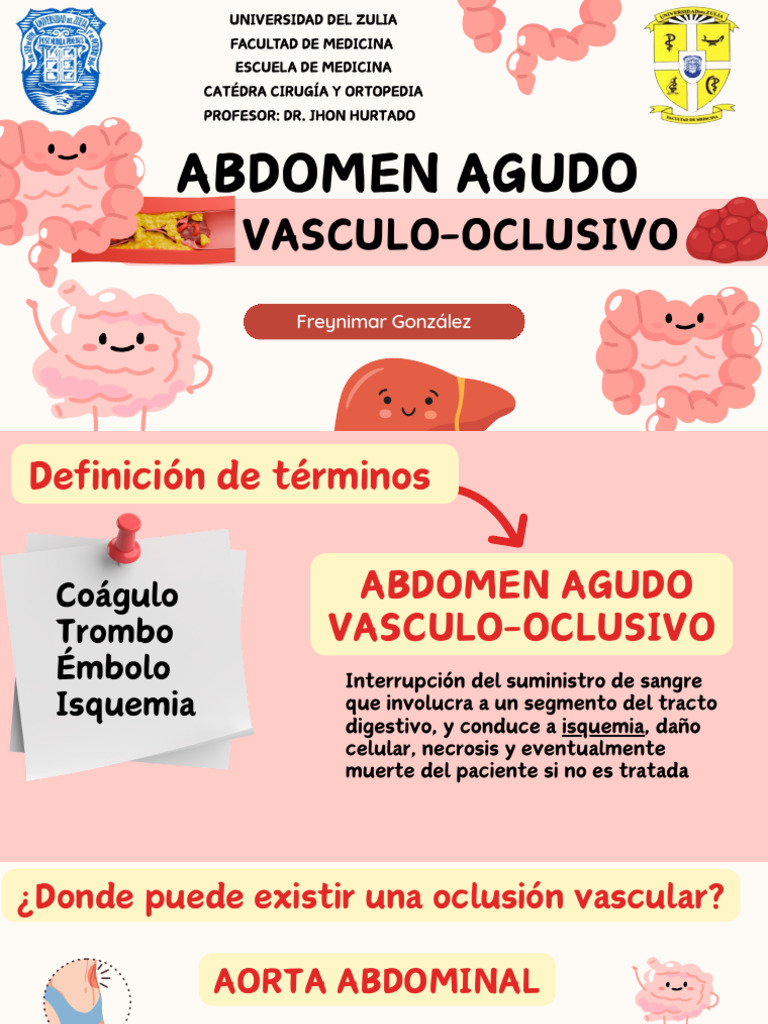 Abdomen Agudo Vasculo Oclusivo | PDF | Abdomen | Isquemia
