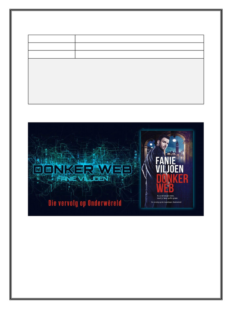 Donker Web Werkboekie | PDF