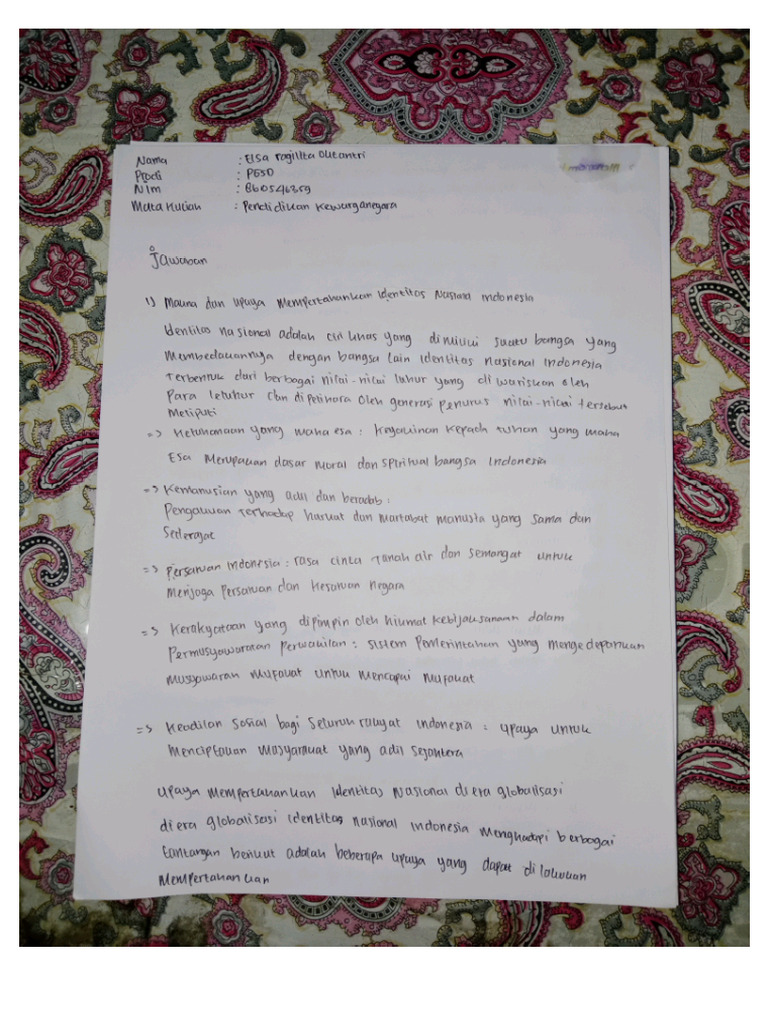 Tugas Ke Dua Pendidikan Warganegara | PDF