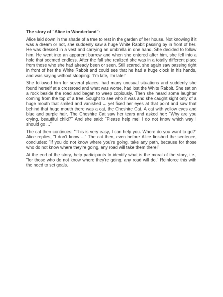 The Story of Alice | PDF