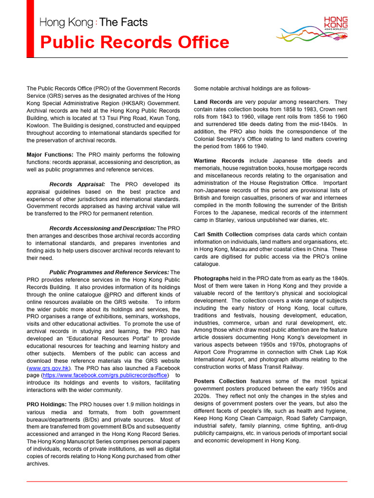 Public Records Office | PDF