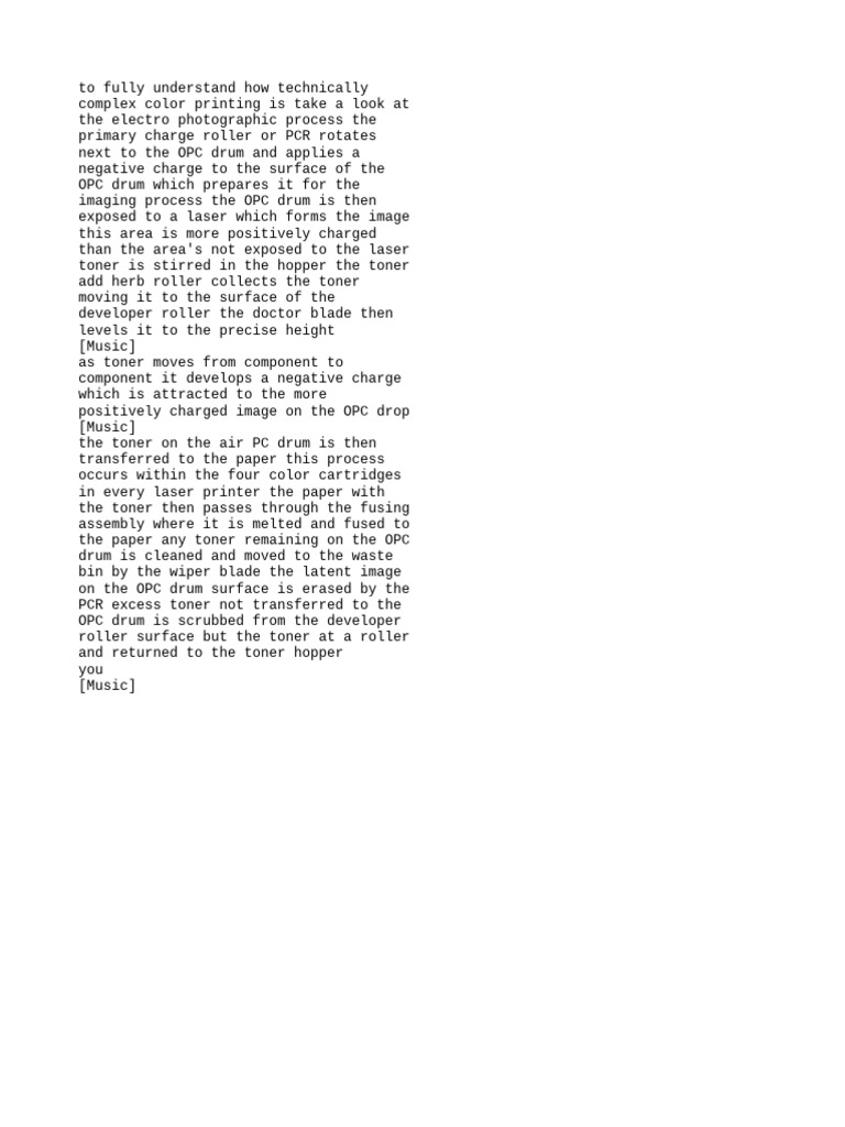(English (Auto-Generated) ) How A Color Laser Printer Works - Inside An ...