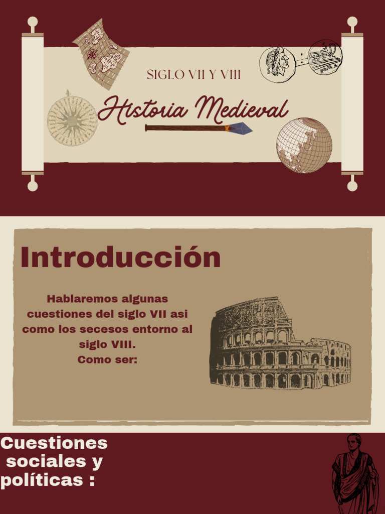 Simple Red and Beige Vintage Illustration History Report Presentation | PDF
