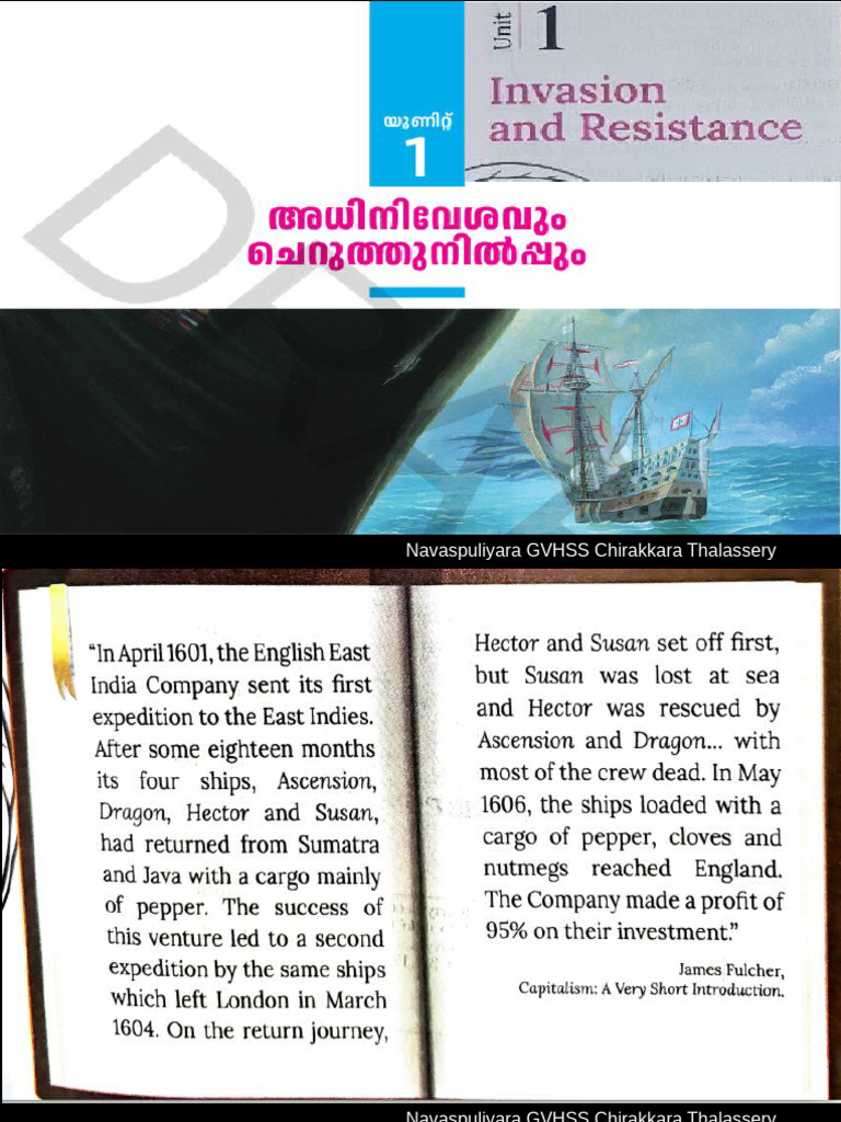 A+ Blog Class 8 Social Science Chapter 1 Invansion and Resistance PPT ...