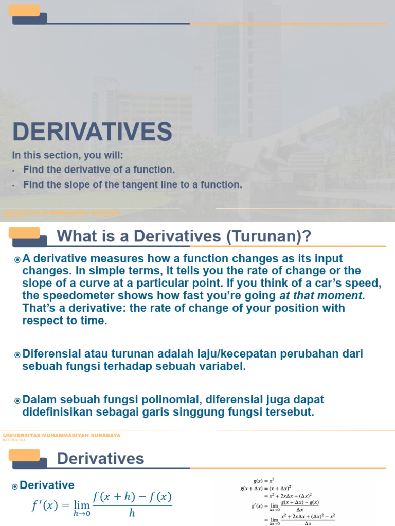 3 - Derivatives | PDF | Derivative | Profit (Economics)