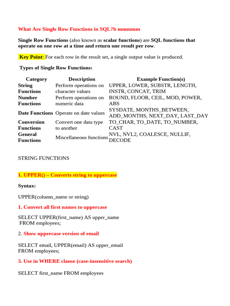 String Functions | PDF | Computer Data | Computer Programming