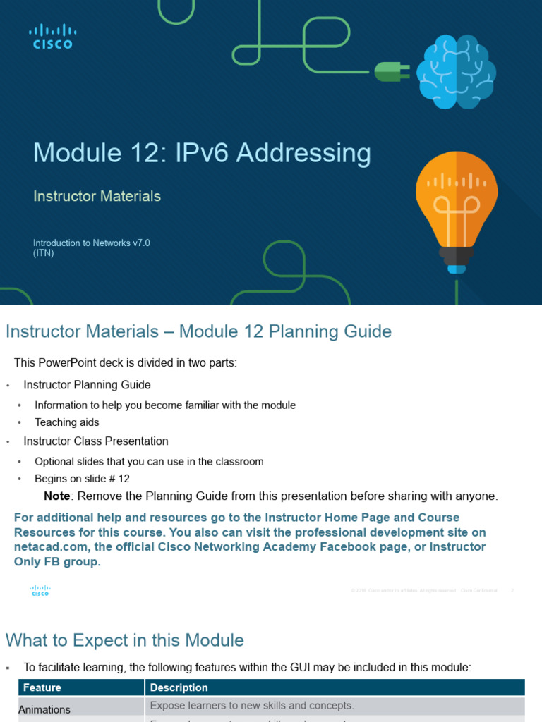 IPv6 Addressing Module Overview | PDF | I Pv6 | Ip Address