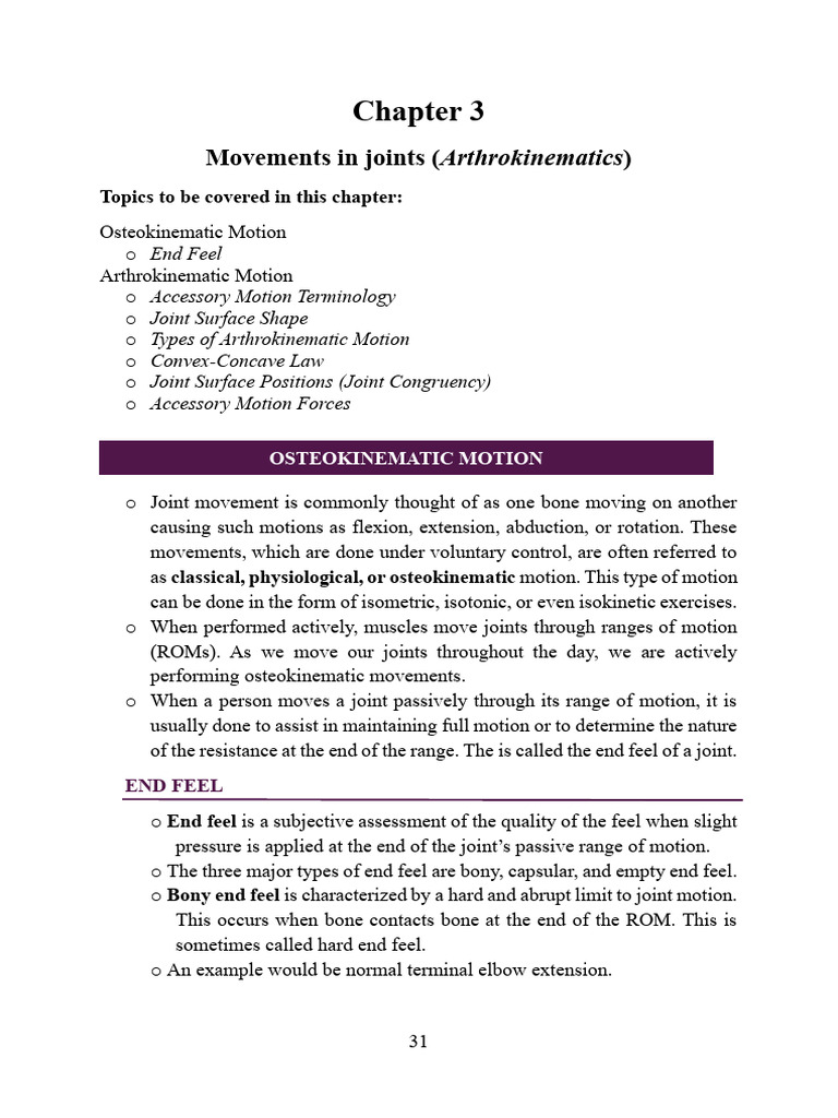 Kinesiology 2 LEC 3 | PDF | Anatomical Terms Of Motion | Joint