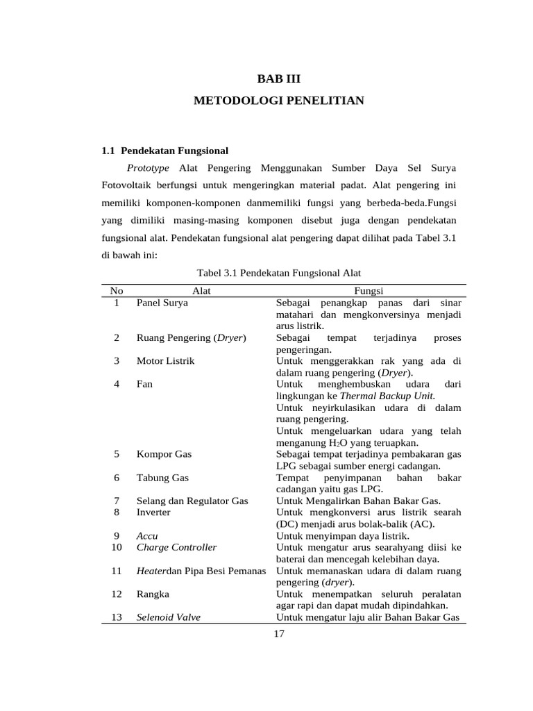 BAB III fix TA uswa | PDF