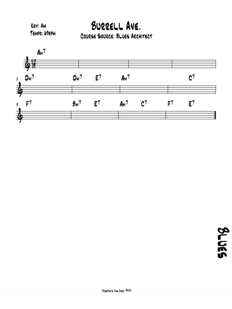 Am Blues Chord Progression Guide | PDF