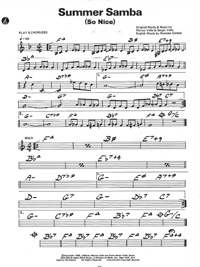 Summer Samba | PDF