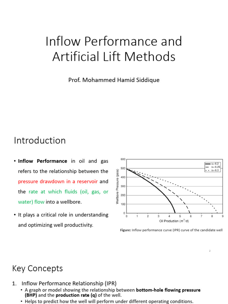 Basic Concept of Inflow Performance | PDF | Petroleum Reservoir | Pump