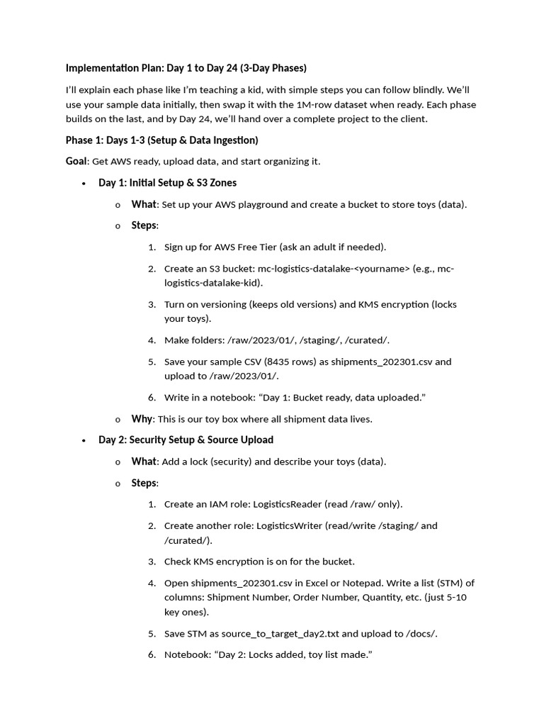 Implementation Plan | PDF | Data | Information Science