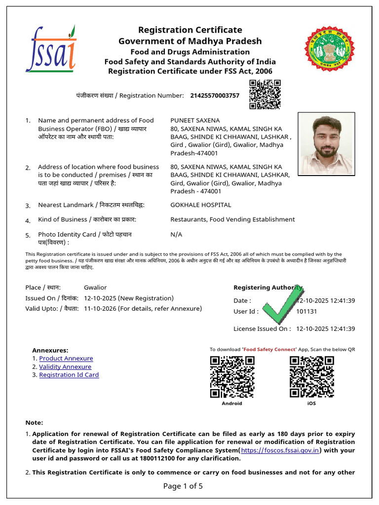 License | PDF | Foods