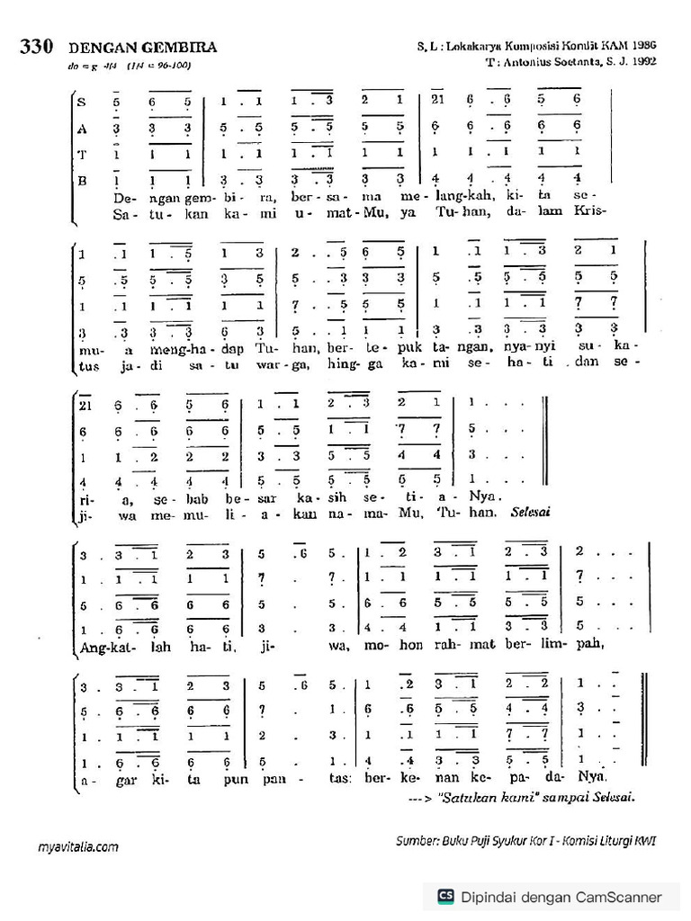Teks Koor MPAB | PDF