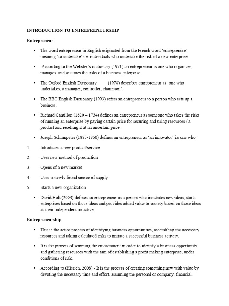 Understanding Entrepreneurship Types | PDF | Entrepreneurship | Social ...