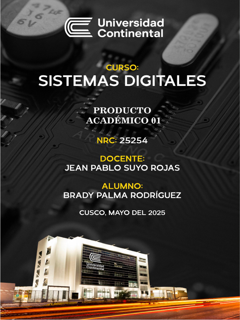 SISTEMAS DIGITALES PA1 | PDF | Puerta lógica | Electrónica