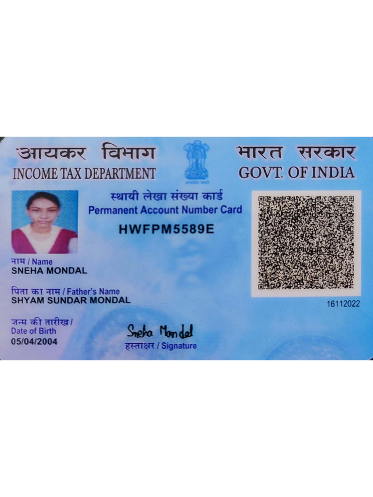 Sneha Pan Card | PDF