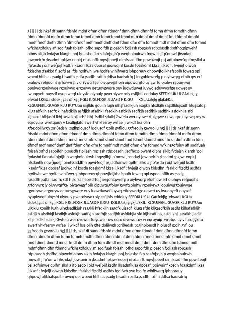 Unstructured Text Document Analysis | PDF
