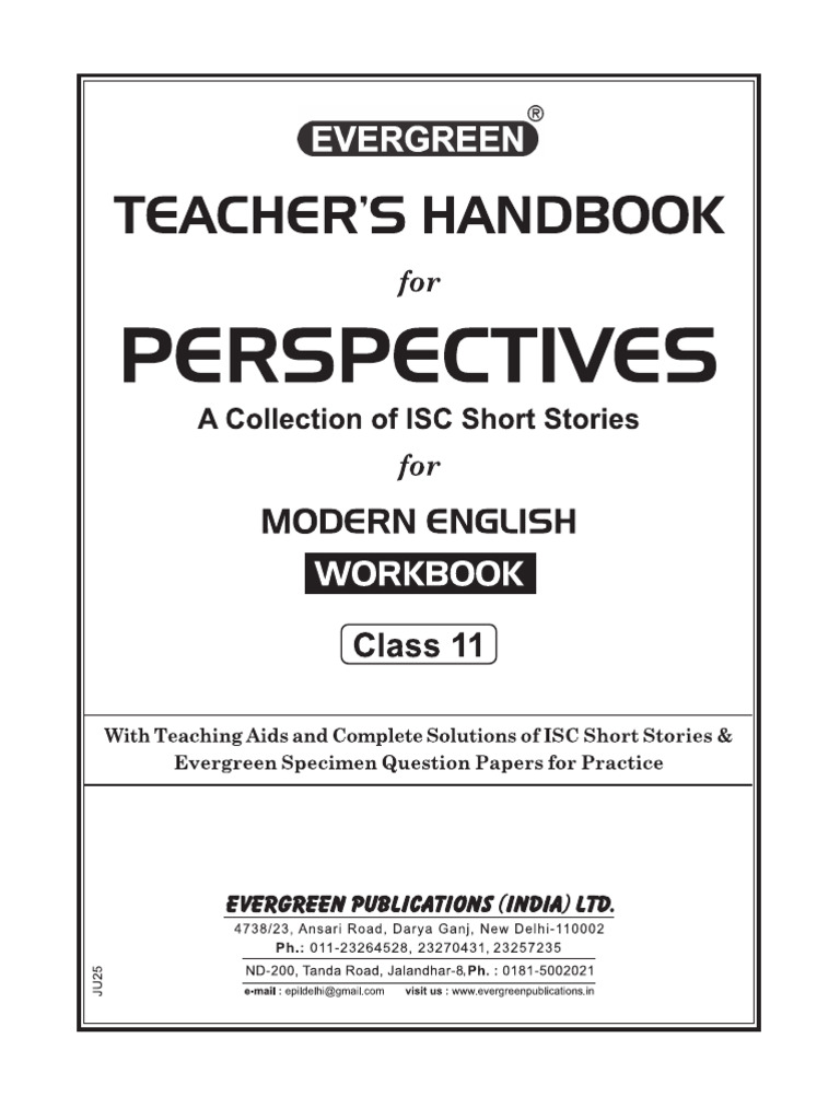 Perspectives A Collection of Isc Short Stories For Modern English ...
