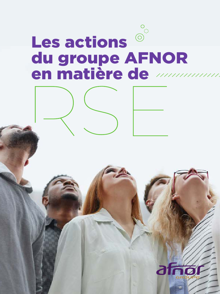 Actions RSE du Groupe AFNOR 2024 | PDF | Responsabilité sociétale des ...