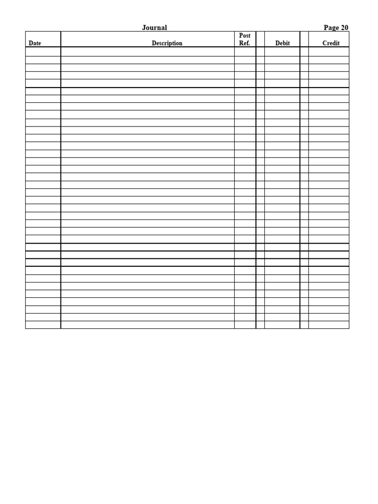 Journal Forms | PDF
