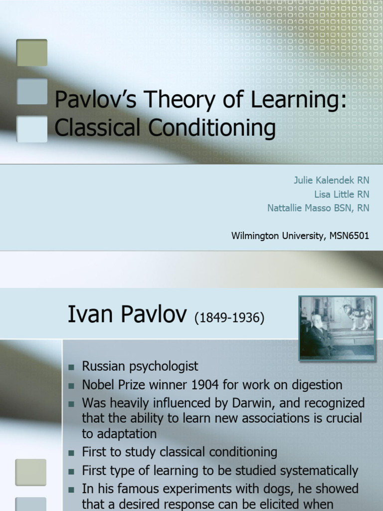 Understanding Pavlov's Classical Conditioning | PDF | Classical ...