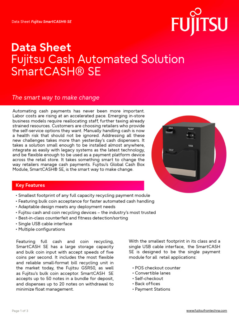 2025 SmartCASH SE Datasheet 2 | PDF | Point Of Sale | Computer Engineering