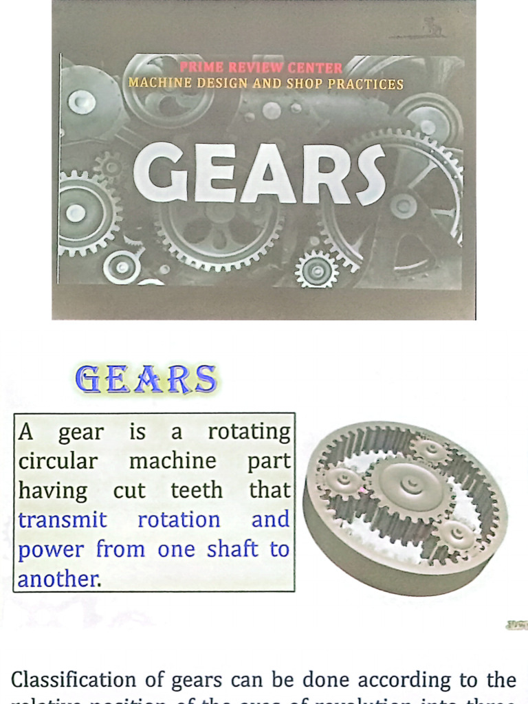 Gears | PDF