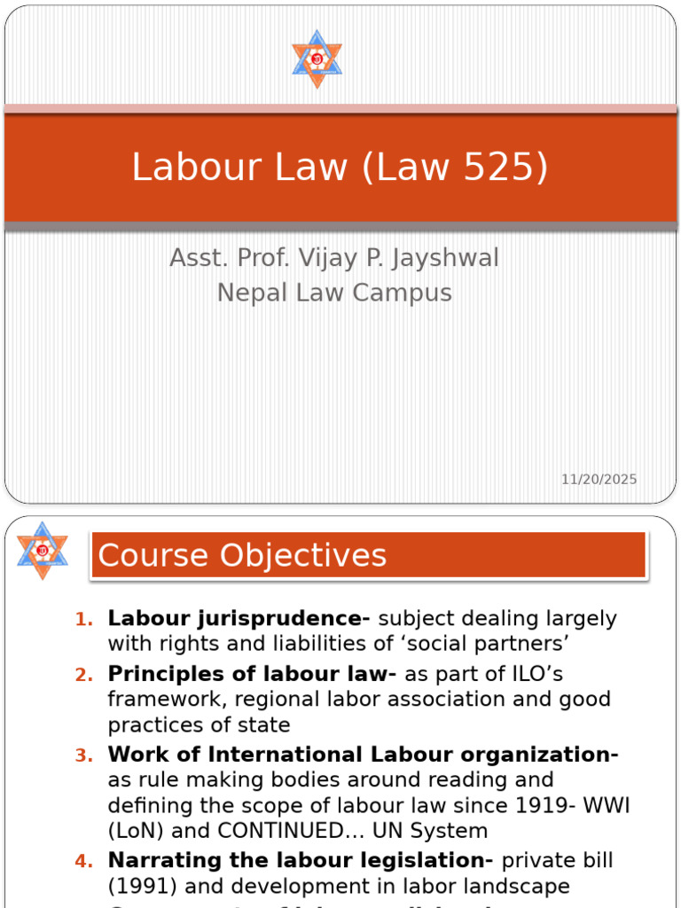 Overview of Labour Law Principles | PDF | International Labour ...